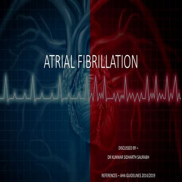 Atrial fibrillation | PPTX