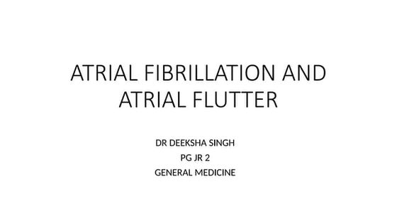 Atrial fibrillation | PPT