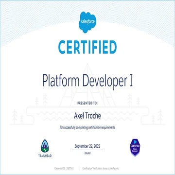 Salesforce Certified Platform Developer I | PDF