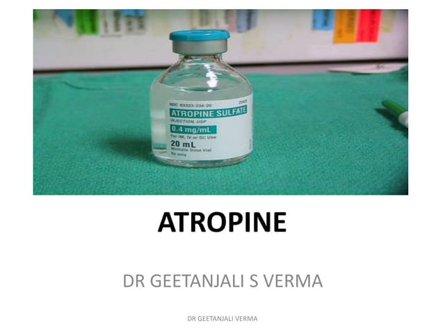 Atropine | PPTX