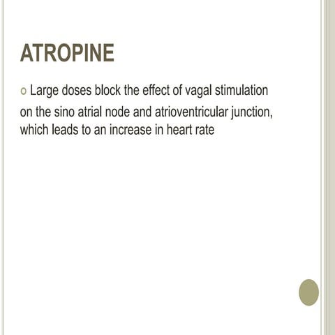 Atropine | PPTX