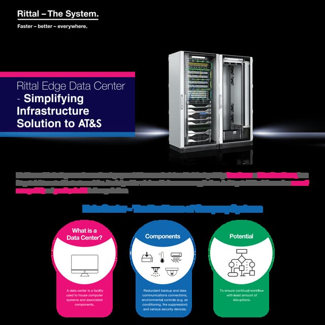 Rittal Edge Data Center - Simplifying Infrastructure Solution at AT&S | PDF