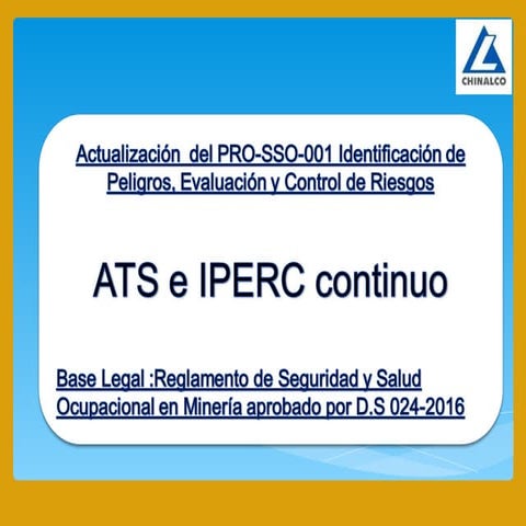 ATS E IPERC definición y diferencia de ambos | PPTX