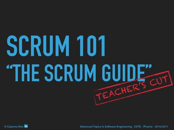 What is Agile and Scrum, their guiding principles and methods? | PPT