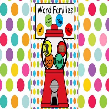 AT word Family digraph for early year learning of words | PPT