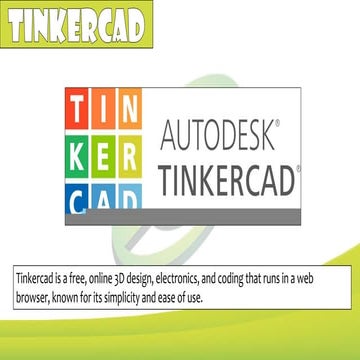 Tinker cad intro | PPTX