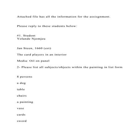 Attached file has all the information for the assisgnment. Ple.docx