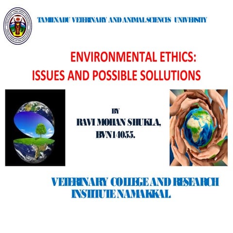 Environmental ETHICS | PPT