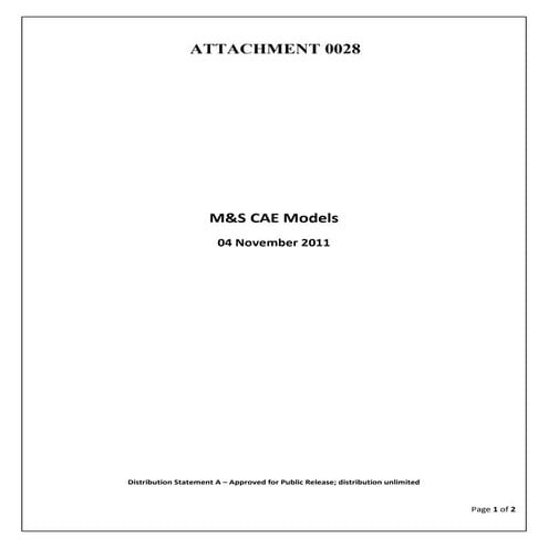 Attachment 0028 m&s cae models | PDF | Physics | Science