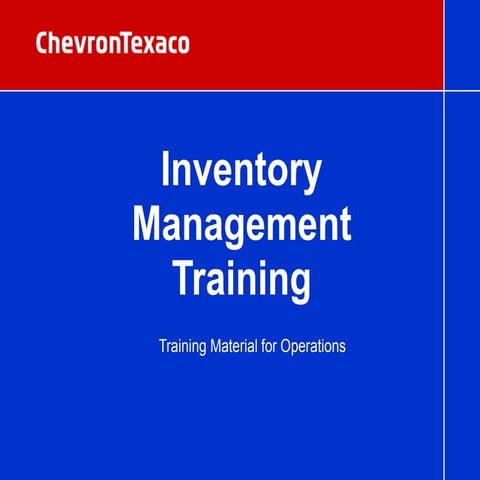 Attachment 1 Inventory Management training.ppt