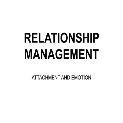 Attachment and emotion.ppt