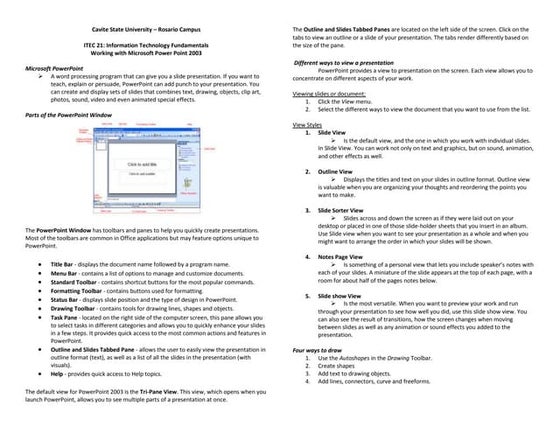 Microsoft Powerpoint Basics Pdf Desktop Publishing Computer