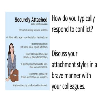 Attachment styles teamworking | PPTX