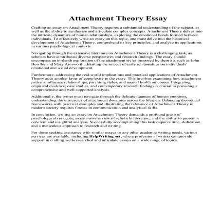 Attachment Theory Essay.pdf