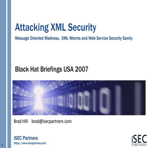 Attacking Xml Security Ppt