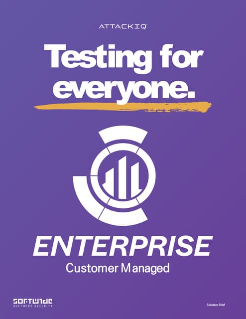 AttackIQ - BAS(Breach and Attack Simulation) Service | PDF