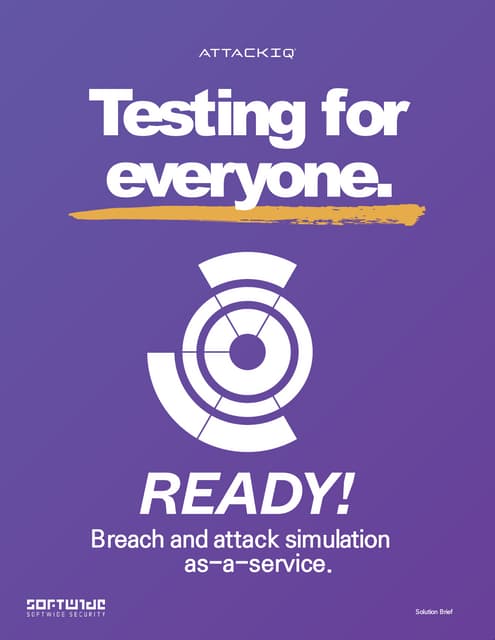 AttackIQ Enterprise - Customer Managed BAS(Breach and Attack Simulation ...