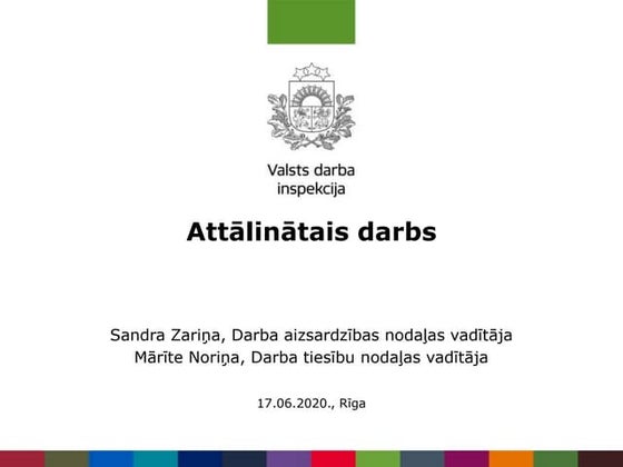 Digitalizācija un darba aizsardzība | PPT