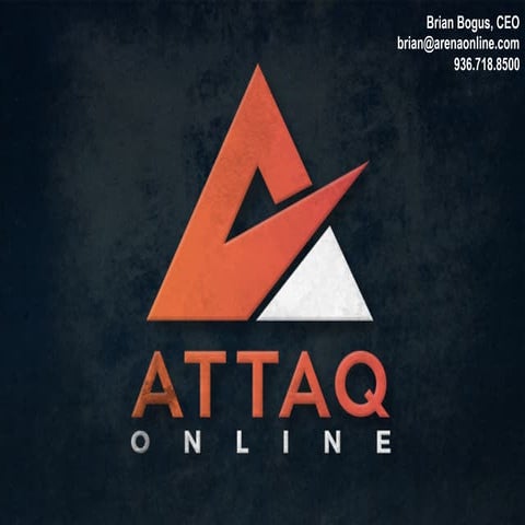 Attaq Online Pitch Deck | PPT