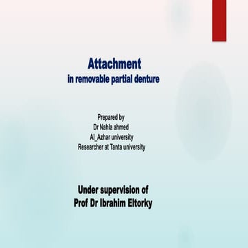Attachment in Removable Prosthodontics: definition, Types ...