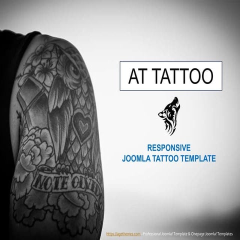 AT Tattoo – Responsive Joomla tattoo template | PPTX