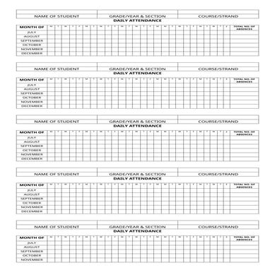 attendance attendance attendance attendance | DOCX