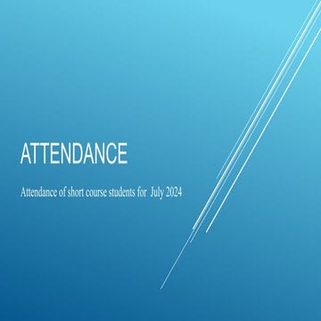 Attendance for ict students in class.pptx