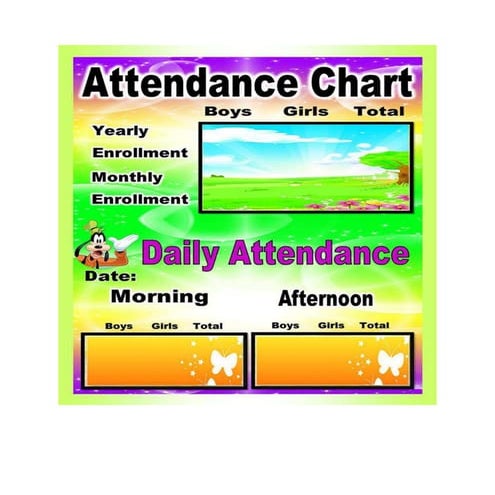 Attendance chart | DOCX