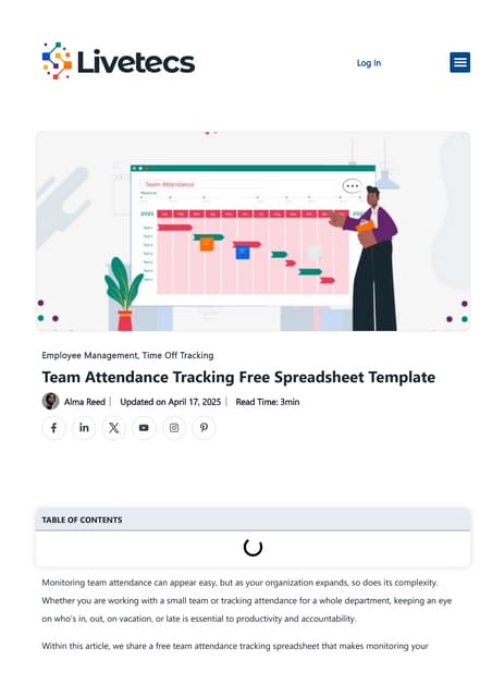 Using Google Sheets and Google Forms as a Timesheet Tracking App | PPT