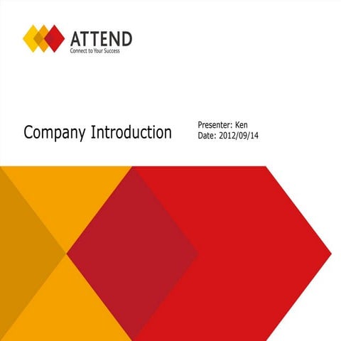 ATTEND Company Introduction 201507 | PPS