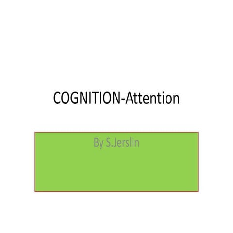 Attention | PPT