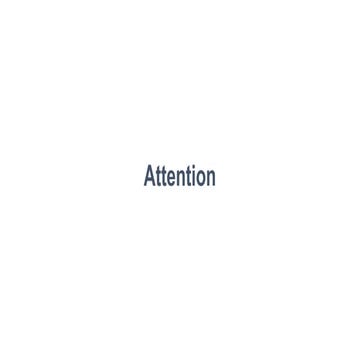 Types of attention (Four Major types and others) | PPSX