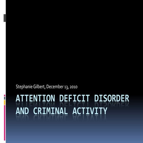 Could adhd medication cut crime? | ODP