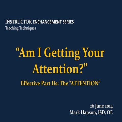 Attention Getters! | PPTX