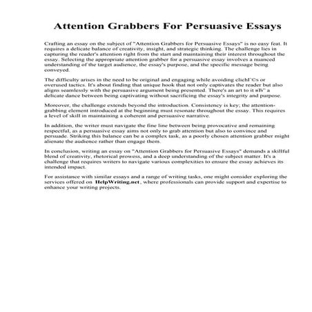 Attention Grabbers For Persuasive Essays.pdf