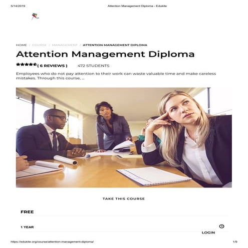 Diploma in Receptionist Skills - Edu Kite | PDF