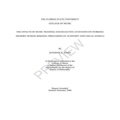 Attention working memory | PDF