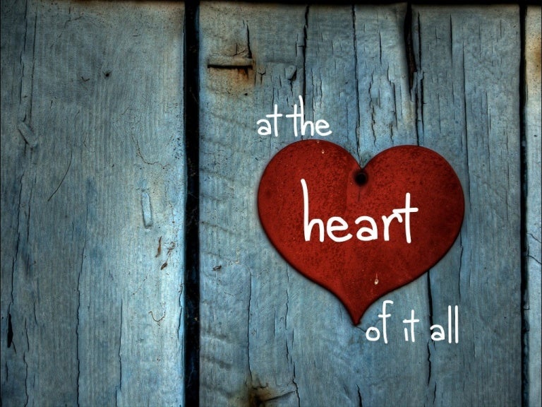 At the heart of it all