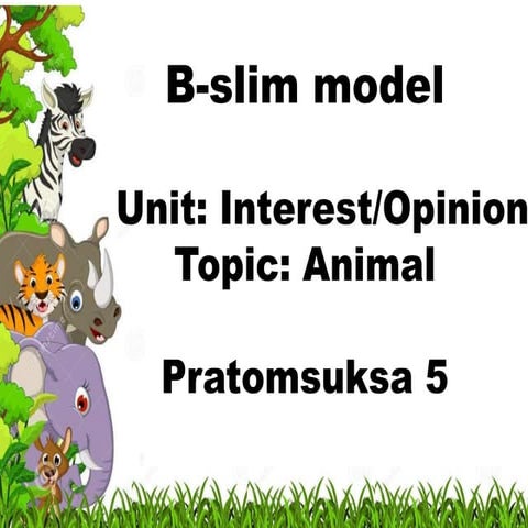 B-SLIM Model | PPT