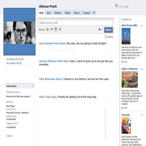 Atticus facebook | PPT