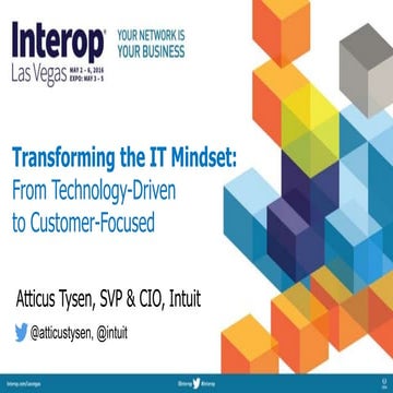 Transforming the IT Mindset - Interop 2016 | PPTX