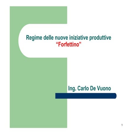 Atti Regime Fiscale | PPT