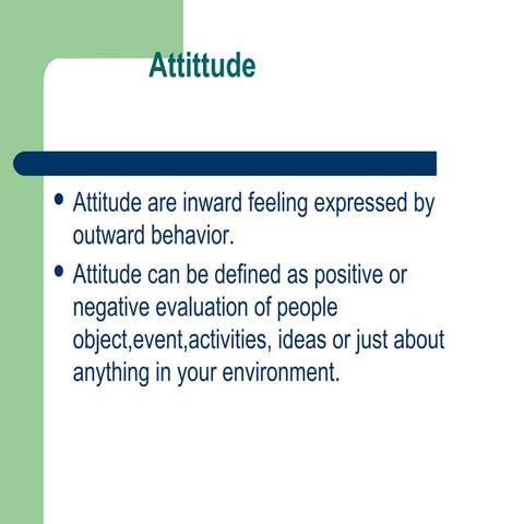 Attitude | PPT