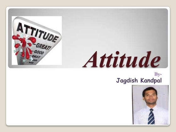 Attitude ppt. | PPT