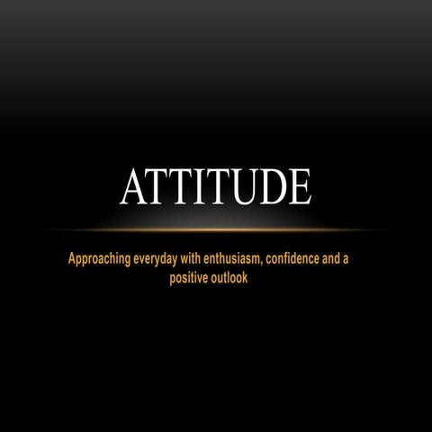 Attitude | PPTX
