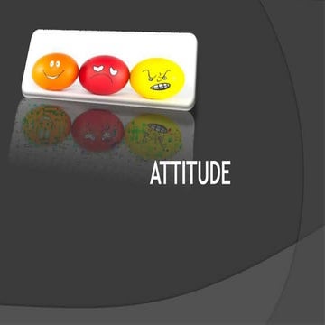 Attitude ppt. | PPTX