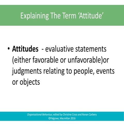 Attitude class | PPT