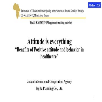 Attitude is everything: Benefits of Positive attitude and behavior in ...