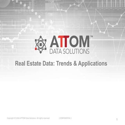 Real Estate Data: Trends & Applications | PPTX