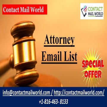 Attorney email list | PPTX | Email | Internet